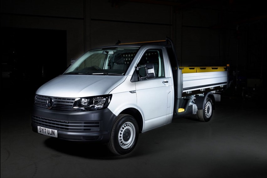 New VW Transporter tipper and pickup conversions now on sale | Parkers