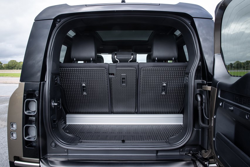 Land Rover Defender 90 (2021) Practicality & Boot Space | Parkers
