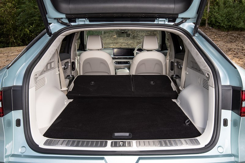 Genesis GV60 (2022) boot space, practicality and safety | Parkers