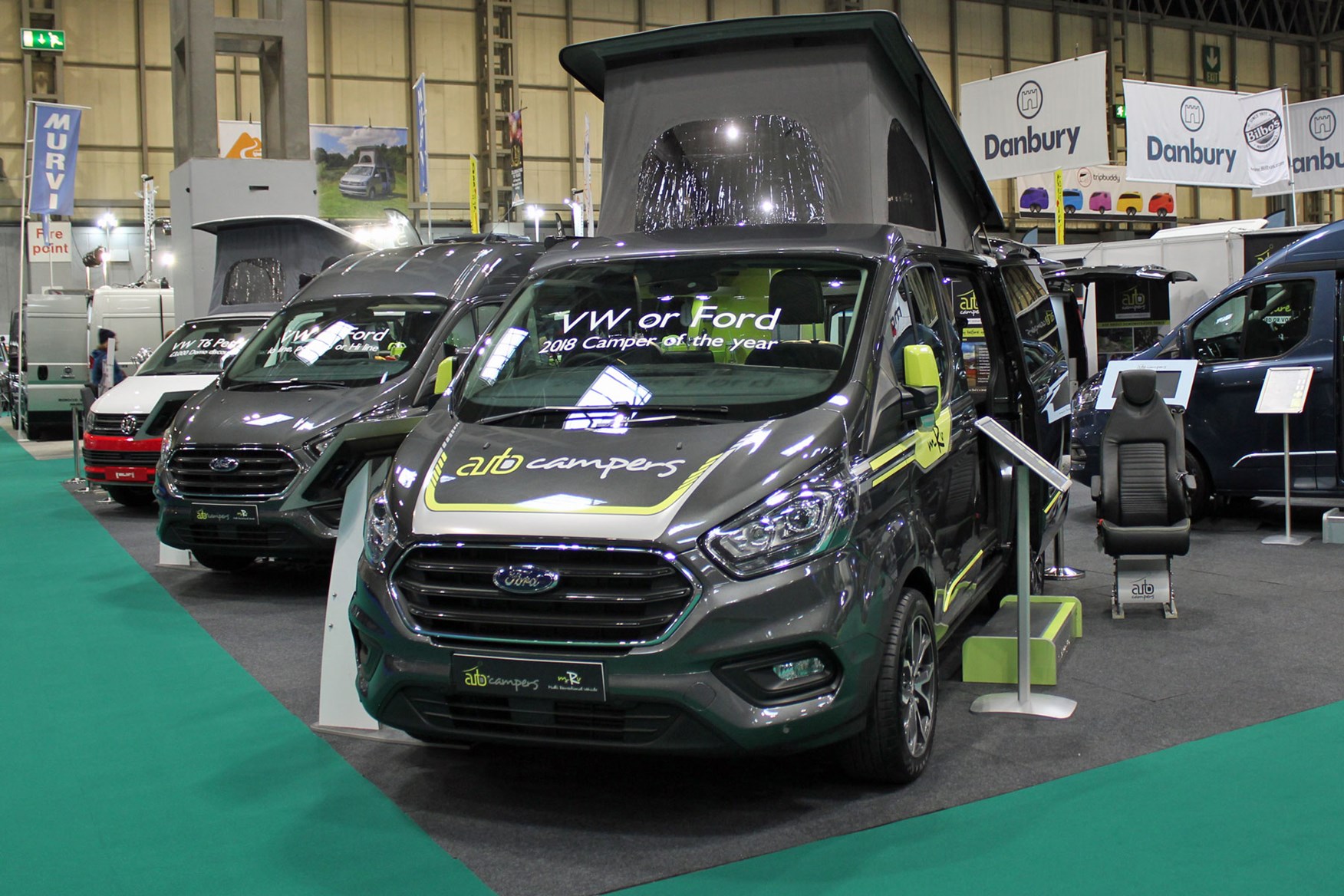 Campervans at the 2019 Caravan, Camping and Motorhome Show | Parkers