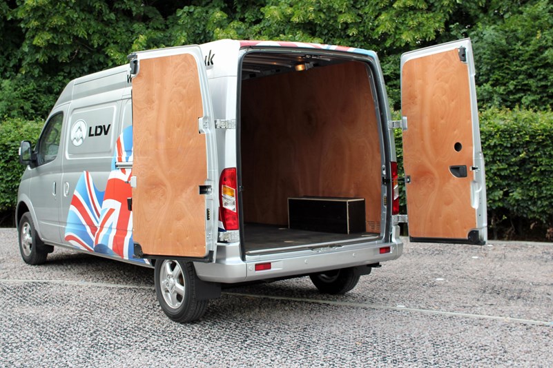 LDV V80 van dimensions (2016-on), capacity, payload, volume, towing