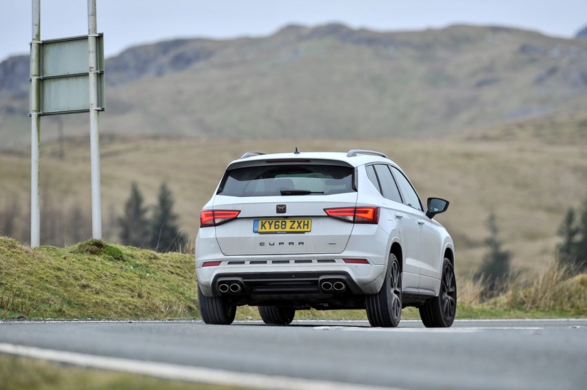 Cupra Ateca (2022) boot space, practicality and safety | Parkers