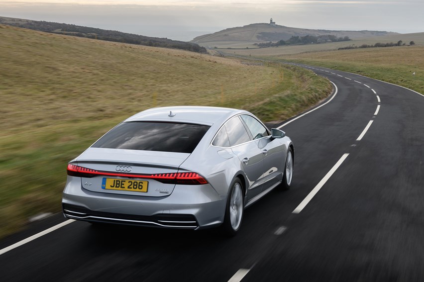 Audi A7 (2022) boot space, practicality and safety | Parkers