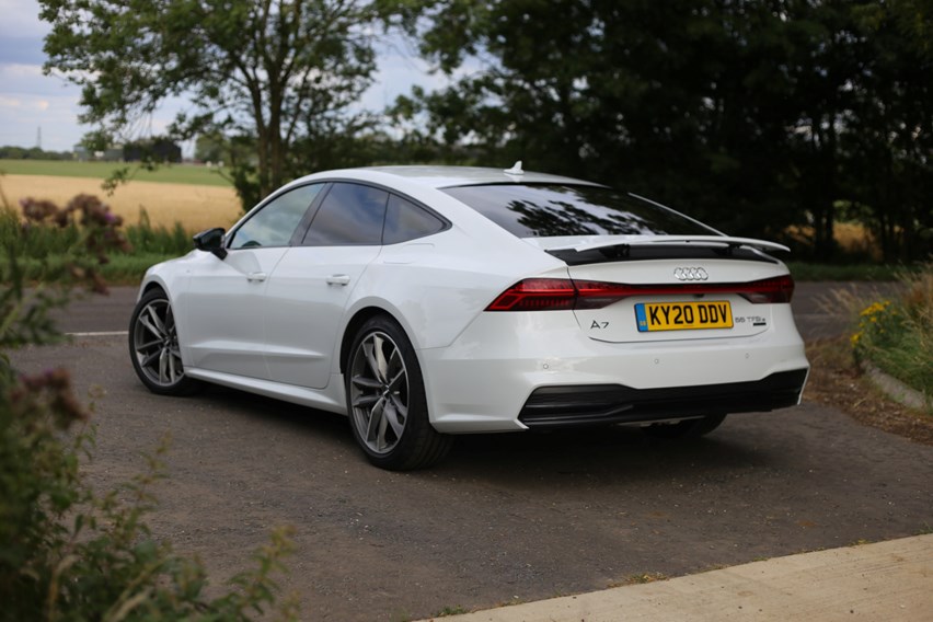 Audi A7 (2022) boot space, practicality and safety | Parkers