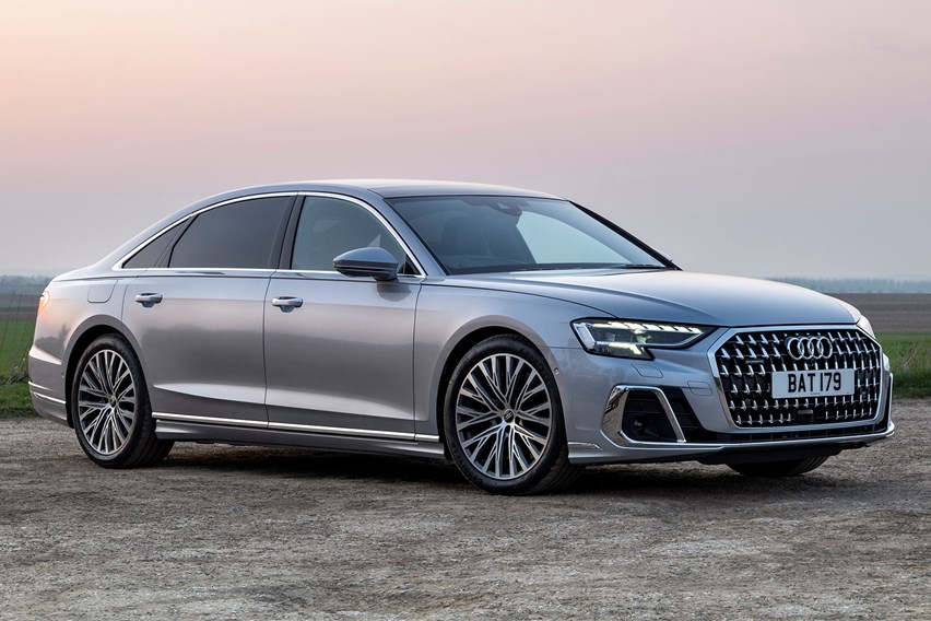 Audi A8 (2022) boot space, practicality and safety | Parkers