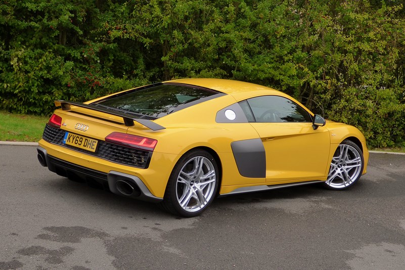 Audi R8 (2022) boot space, practicality and safety | Parkers