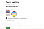How to tax a car online