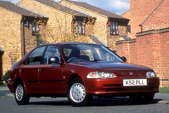 Honda Civic Saloon ESi 4d specs & dimensions | Parkers