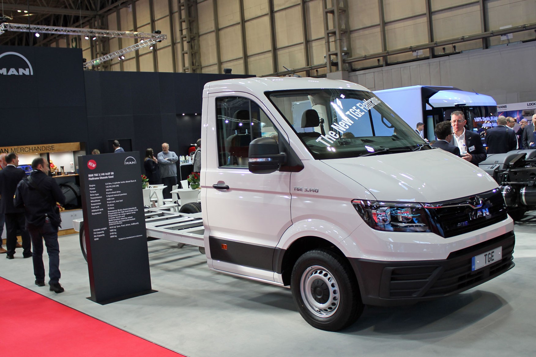 New MAN TGE Flatframe Chassis Cowl at the CV Show 2019 | Parkers