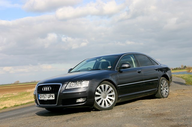 Used Audi A8 Saloon (2003 - 2011) boot space & practicality