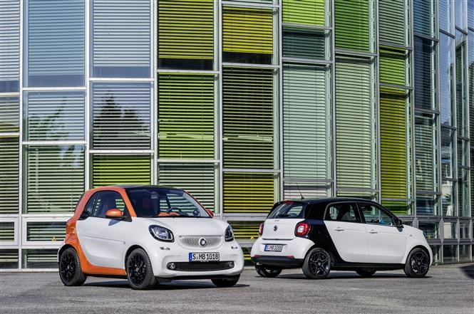 Smart reveals next-generation ForTwo and ForFour