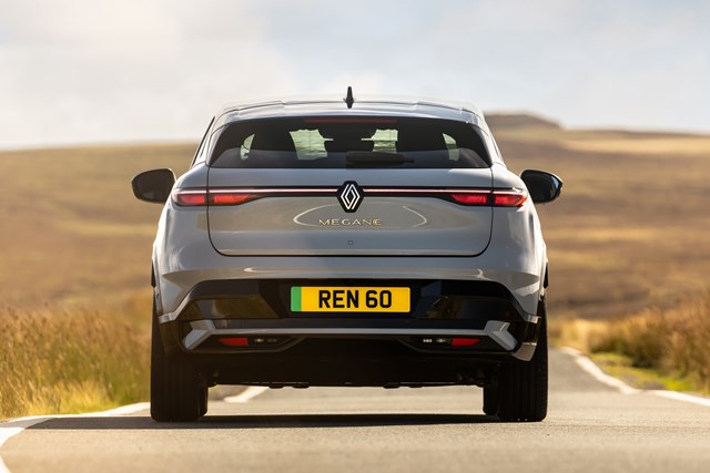 Renault Megane E-Tech (2025) boot space & practicality