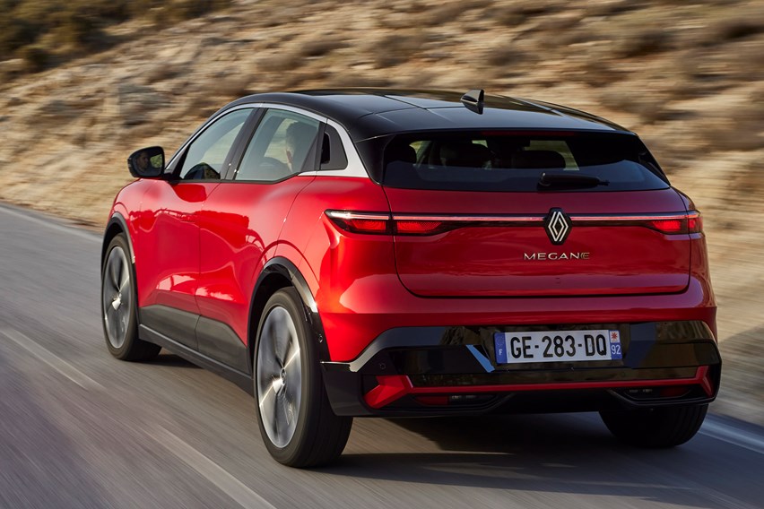 Renault Megane E-Tech (2025) boot space & practicality