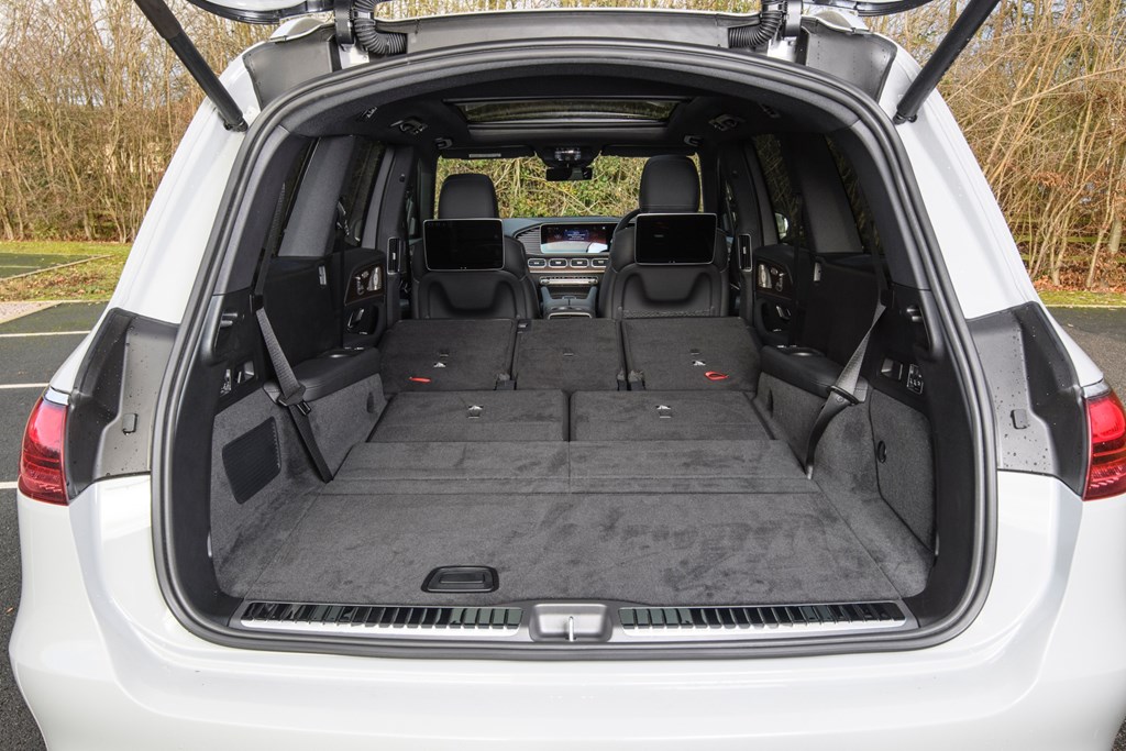 Mercedes-Benz GLS (2025) boot space & practicality