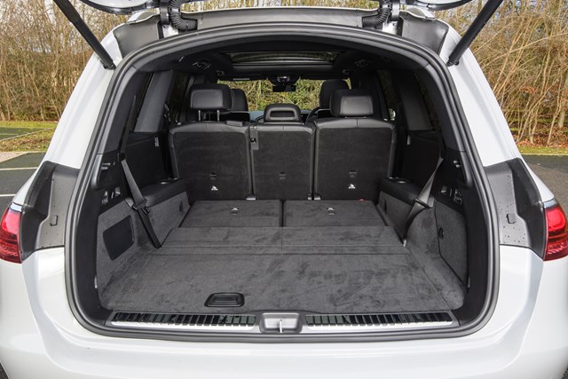 Mercedes-Benz GLS (2025) boot space & practicality