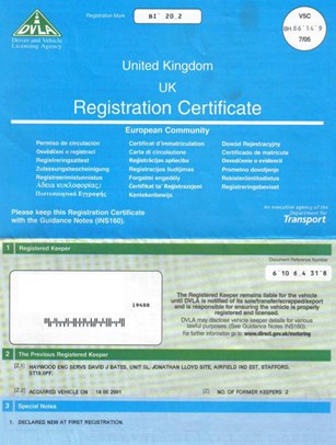 How to change the registered keeper of a car | Parkers