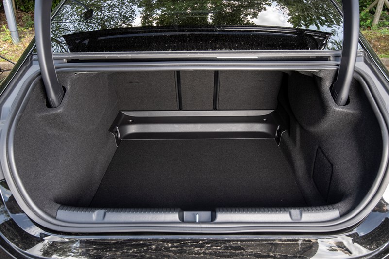 Mercedes-Benz EQE (2025) boot space & practicality