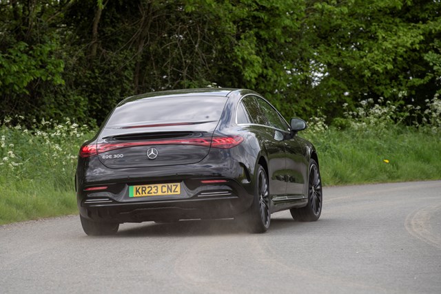 Mercedes-Benz EQE (2025) boot space & practicality