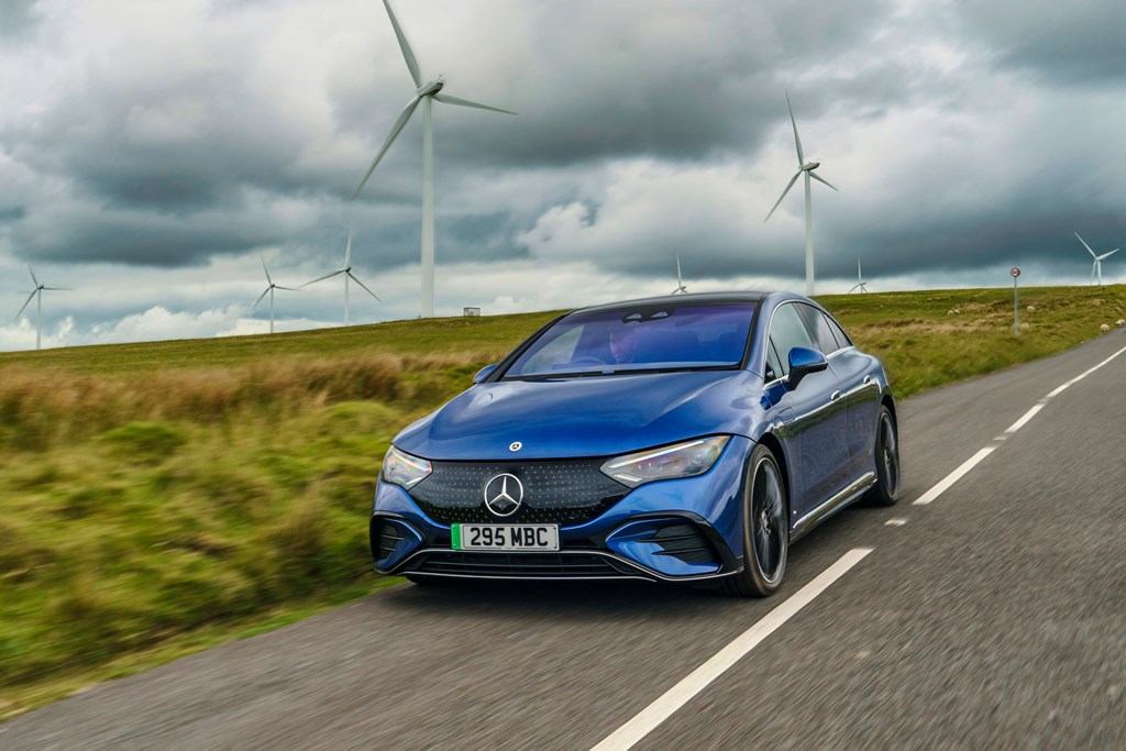 Mercedes-Benz EQE (2025) boot space & practicality