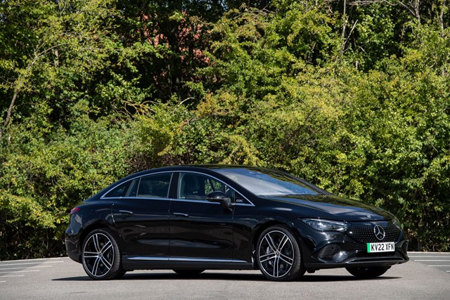 Mercedes-Benz EQE (2023) boot space & practicality