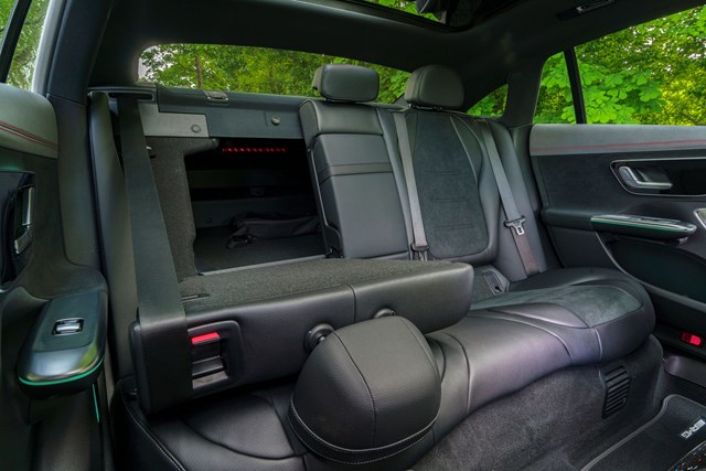 Mercedes-Benz EQE (2023) boot space & practicality
