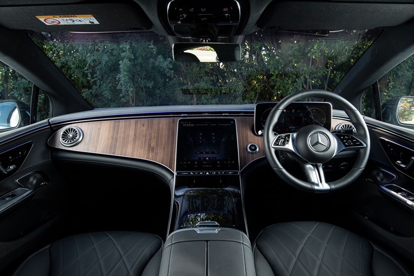 Mercedes-Benz EQE (2025) boot space & practicality