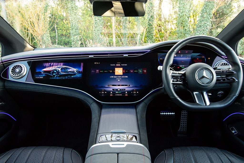 Mercedes-Benz EQE (2025) boot space & practicality