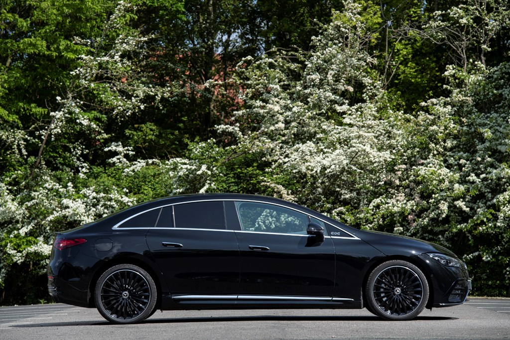 Mercedes-Benz EQE (2025) boot space & practicality