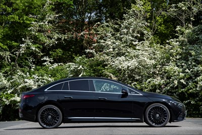 Mercedes-Benz EQE (2025) boot space & practicality