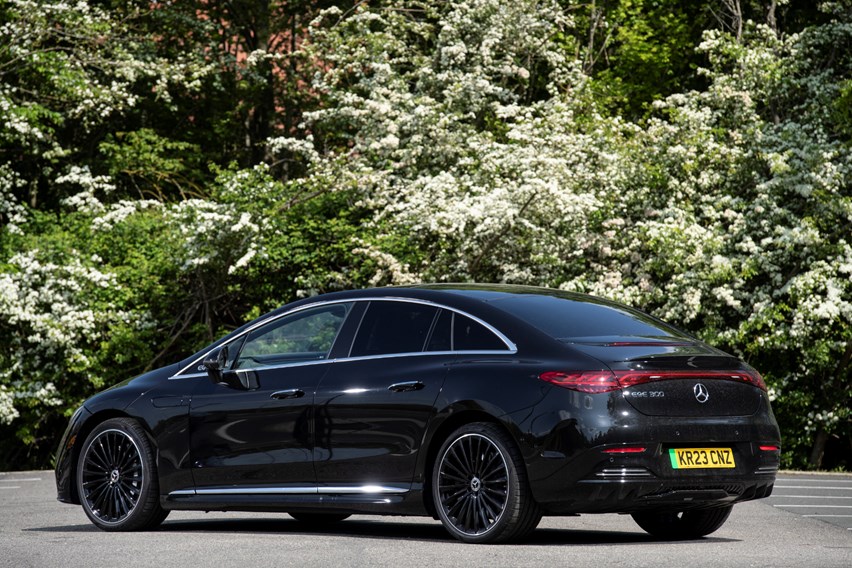 Mercedes-Benz EQE (2025) boot space & practicality