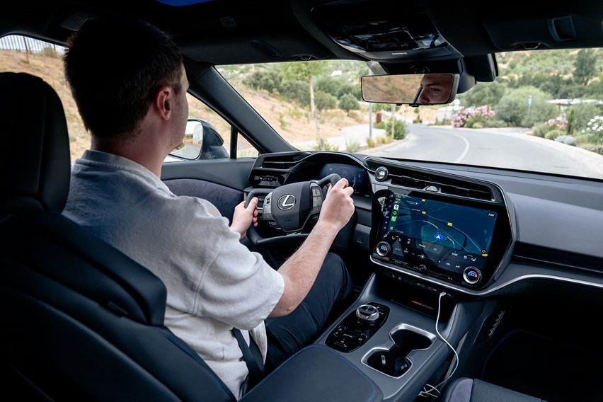 Lexus RZ (2025) boot space & practicality
