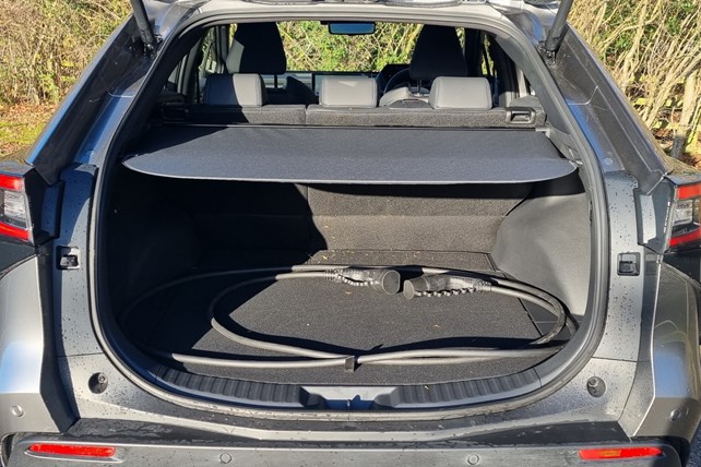 Subaru Solterra (2024) boot space & practicality