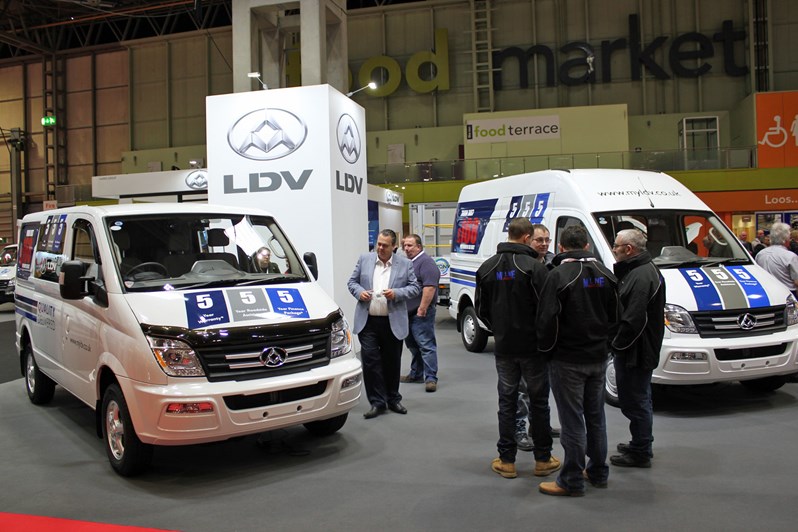 LDV announces future plans for Euro 6 and electric vans at CV Show 2018