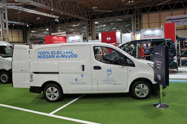 New e-NV200 electric van headlines Nissan display at CV Show 2018