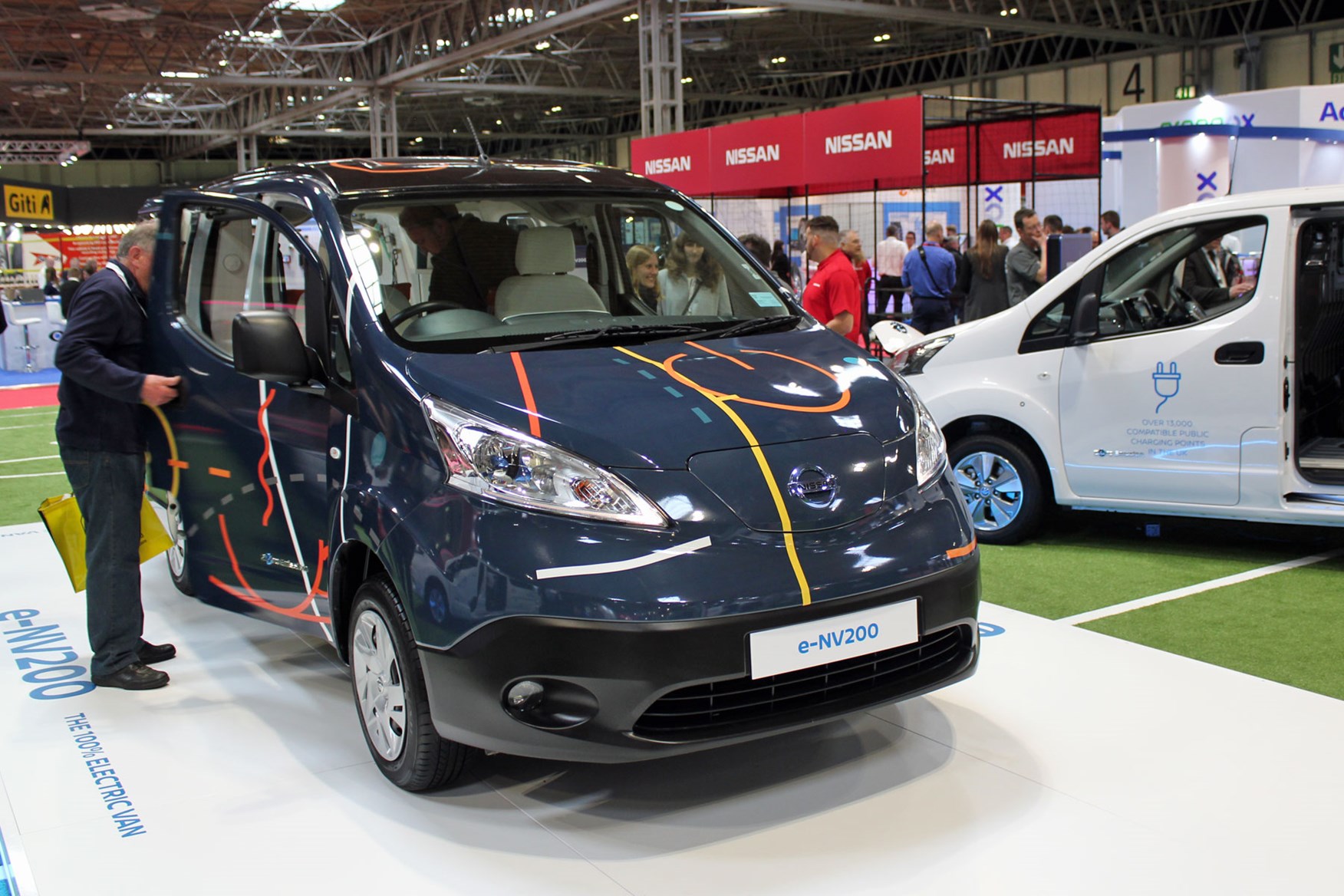 New e-NV200 electric van headlines Nissan display at CV Show 2018