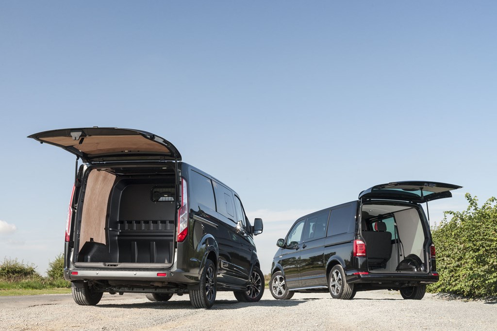 Ford Transit Custom Sport vs VW Transporter Sportline twin-test review