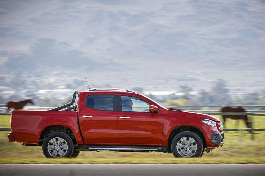 Riding shotgun in the new Mercedes-Benz X-Class pickup
