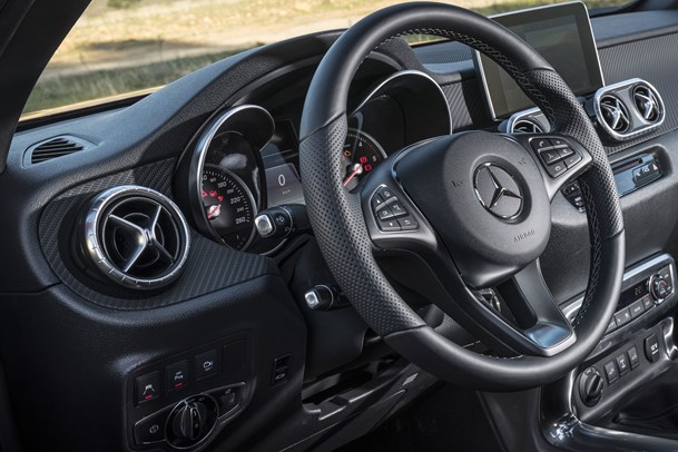 Riding shotgun in the new Mercedes-Benz X-Class pickup