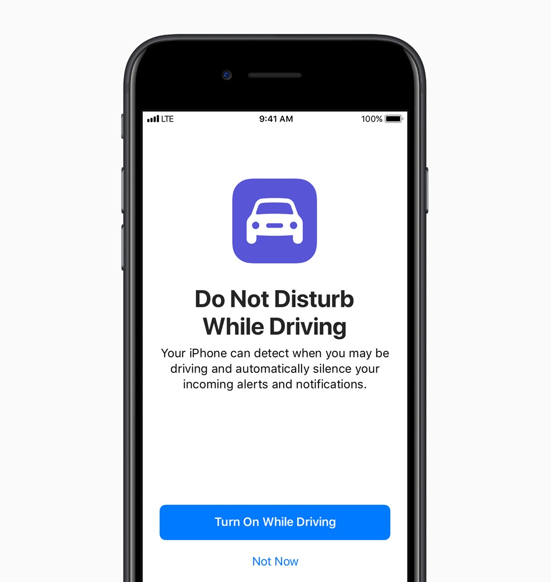 Apple's app stops you using your smartphone while driving