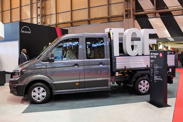 MAN TGE van at the CV Show 2017