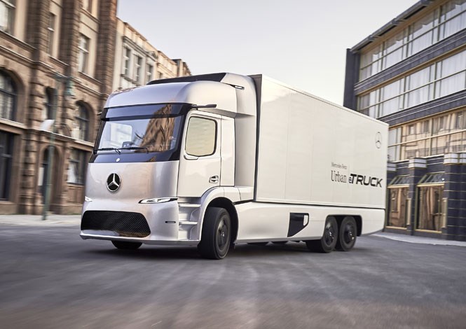 2016 Mercedes Urban eTruck concept is the electric delivery lorry of ...