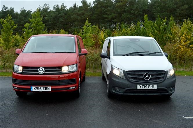 Mercedes-Benz Vito versus Volkswagen Transporter