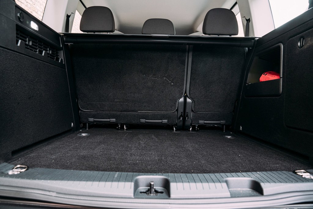 Volkswagen Caddy (2025) boot space & practicality