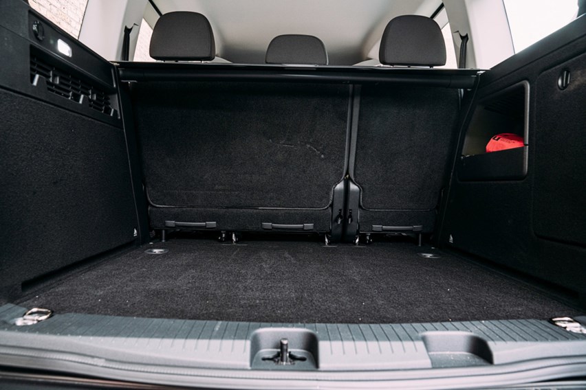 Volkswagen Caddy (2025) boot space & practicality
