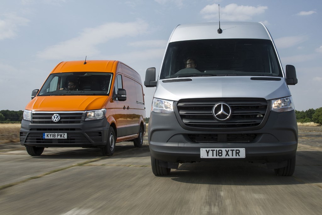 Mercedes Sprinter vs VW Crafter twin-test review - which premium large ...