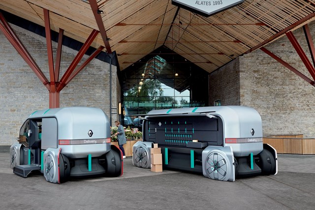 Renault EZ-Pro concept at IAA Commercial Vehicles show 2018