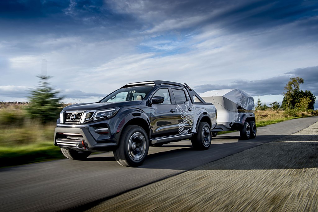 Nissan Navara Dark Sky Concept tows mobile telescope for observing ...