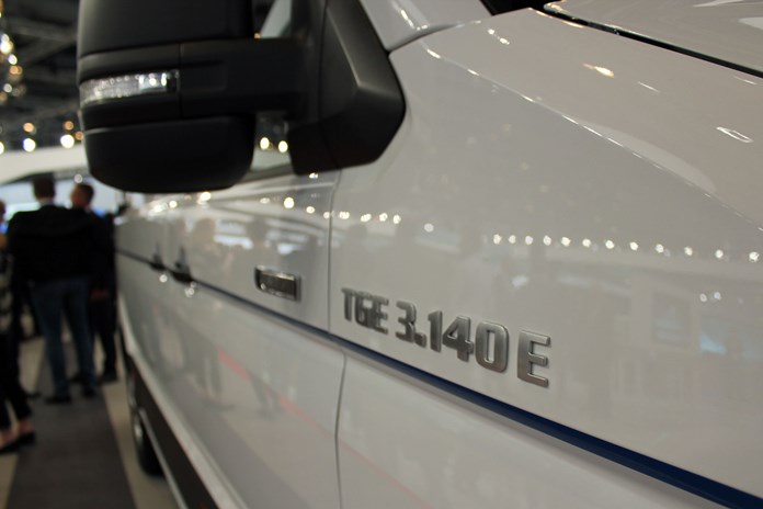 Electric MAN eTGE shown off in Hannover