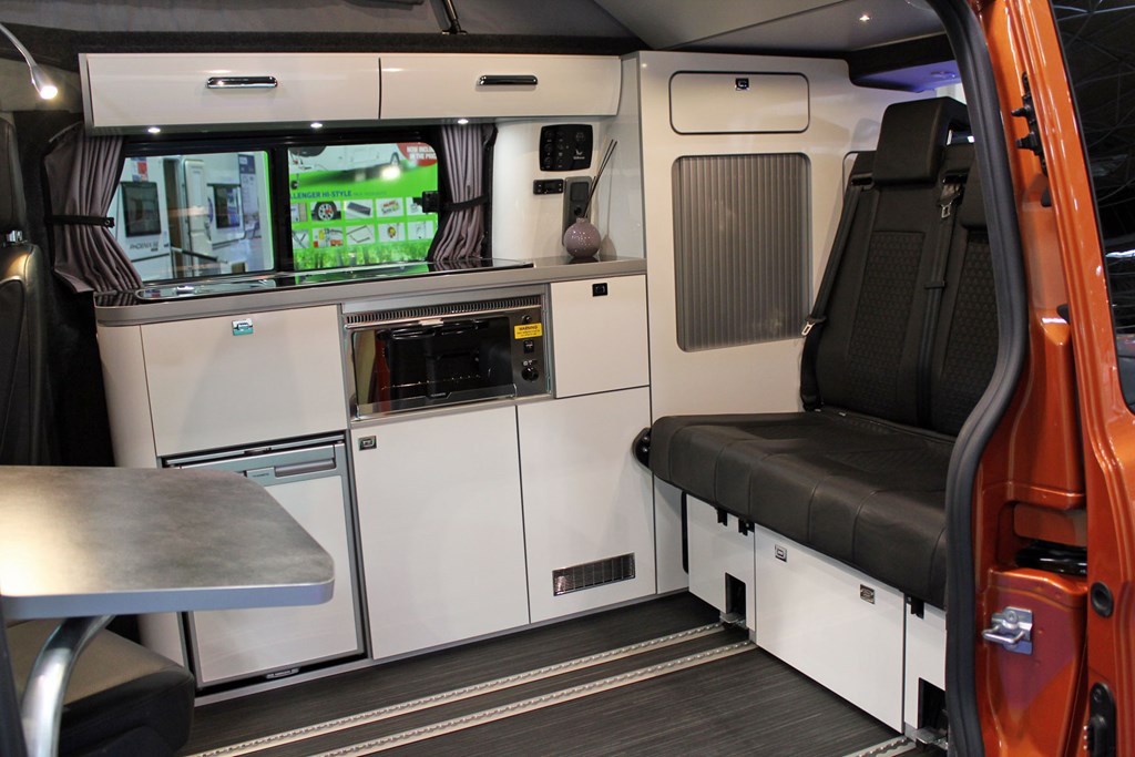 Campervans at the 2019 Caravan, Camping and Motorhome Show