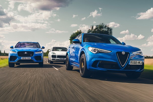 Best fast SUVs - group test